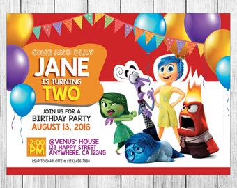 Inside out birthday | Etsy