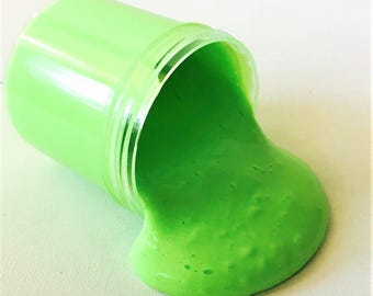 Bright green slime | Etsy