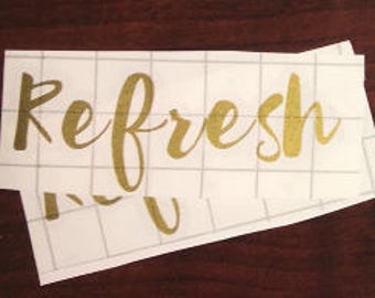 Refresh: Matted 11x14 Archival Print Signed