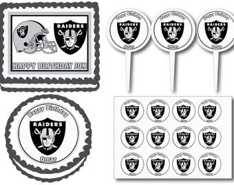 Raiders birthday | Etsy