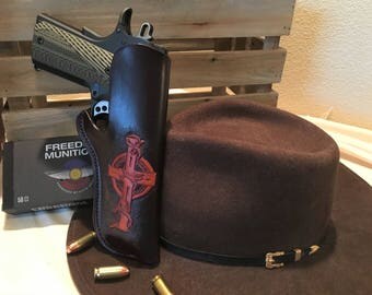 1911 western holster | Etsy