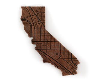 California wood art | Etsy