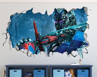 Optimus prime decal | Etsy