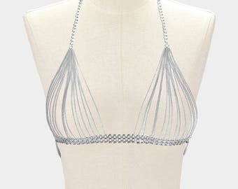 Chain bra | Etsy