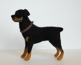 Stuffed rottweiler | Etsy