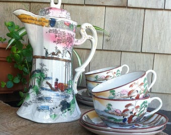 Japanese tea set | Etsy