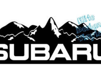 Subaru decal | Etsy