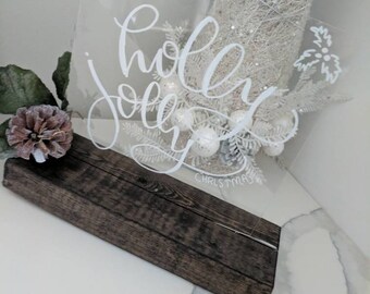 Acrylic christmas | Etsy