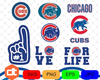 Chicago cubs svg | Etsy