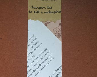 Quote bookmark | Etsy