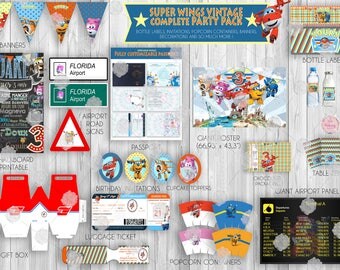 Super wings party | Etsy