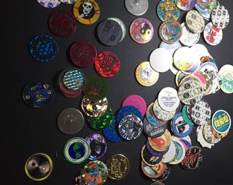 Lot of Vintage POGS 30 POGS 90s Toys and Collectibles