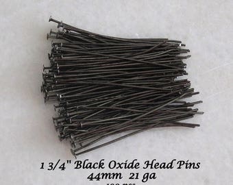 Black head pins | Etsy