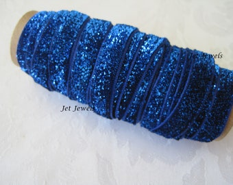 Blue velvet ribbon | Etsy