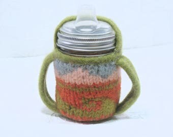 Canning Jar Glass Sippy cup