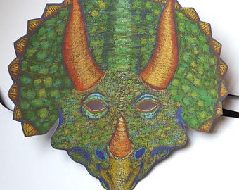 Dinosaur mask | Etsy