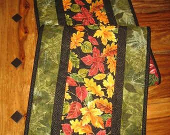 Fall table runner | Etsy