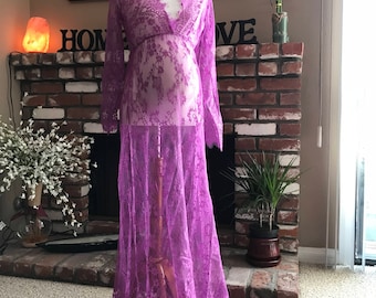 Lace maternity dress | Etsy