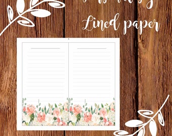 Lined paper | Etsy