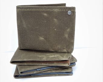 Canvas wallet | Etsy