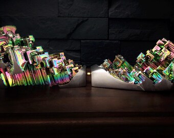 Bismuth Crystals and Jewelry by Element83 on Etsy