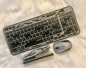 Rhinestone keyboard | Etsy