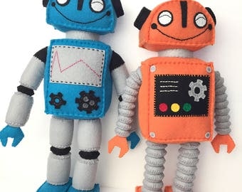 Robot plush | Etsy