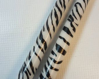 Zebra candles | Etsy