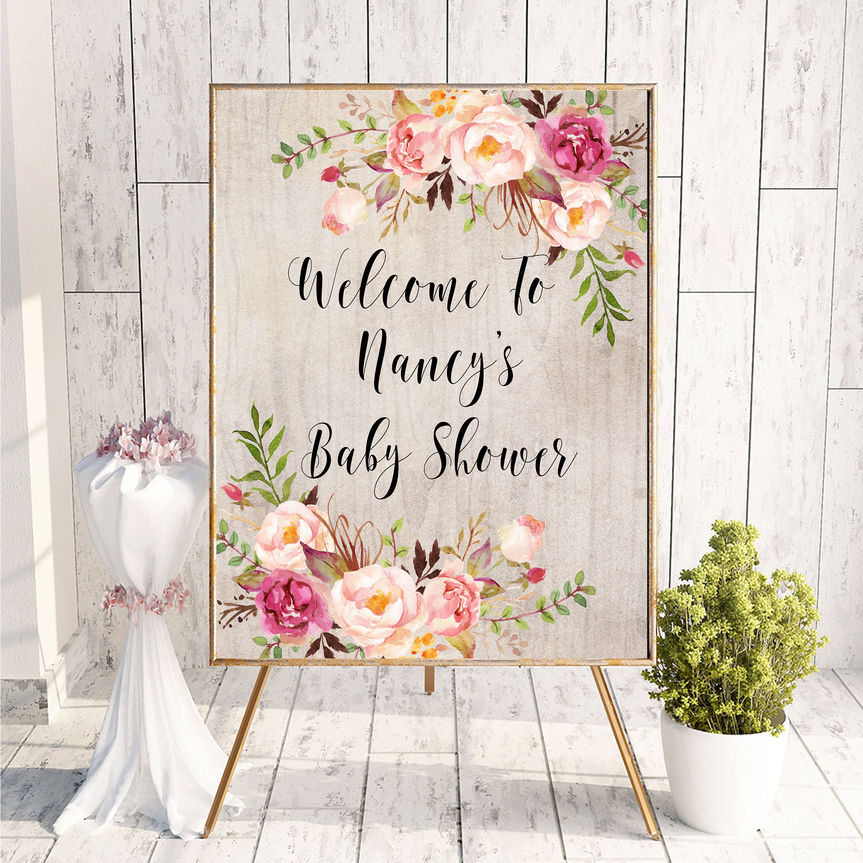 Boho welcome sign boho custom sign tribal wedding sign