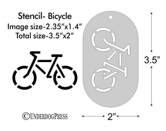 Bicycle stencil | Etsy