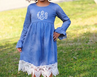 Monogrammed dress | Etsy