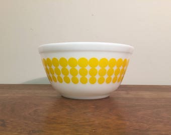 Yellow pyrex bowl | Etsy