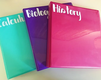 Binder stickers | Etsy