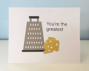 Cheese pun card | Etsy