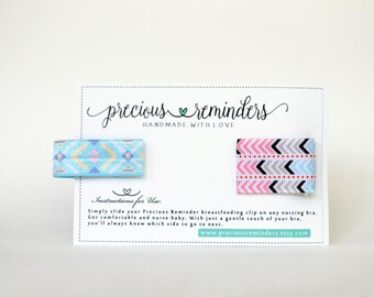 Nursing reminder tags clips and Keepsake baby by PreciousReminders