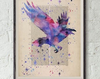 Raven printable | Etsy