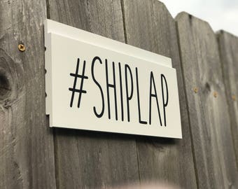 Shiplap wall art | Etsy