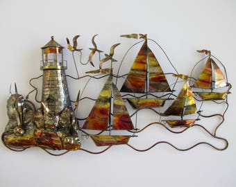 Brass wall hanging | Etsy