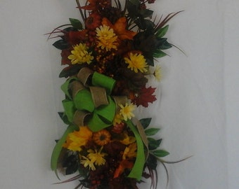 Fall door swag | Etsy