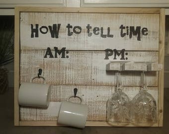 Am pm sign | Etsy