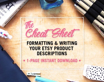 Cheat sheet | Etsy