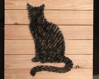 Cat string art | Etsy