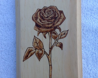 Roses wood burning | Etsy