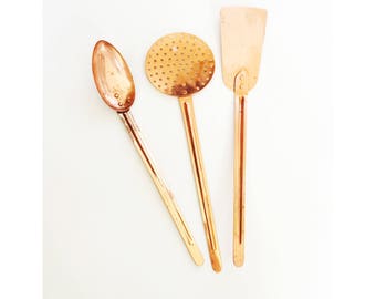 Copper utensils | Etsy