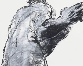 contemporary original figure paintings and by derekoverfieldart