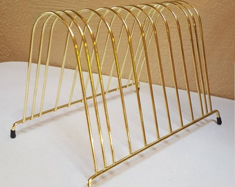 Gold letter holder | Etsy