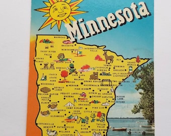 Minnesota postcard | Etsy