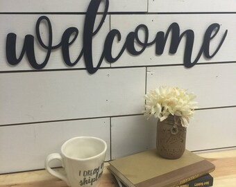 Rustic welcome sign | Etsy