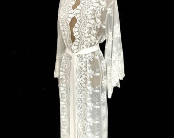 Lace robe | Etsy