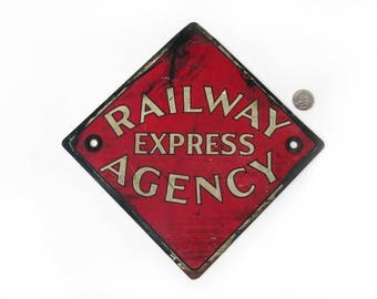 Train depot sign | Etsy